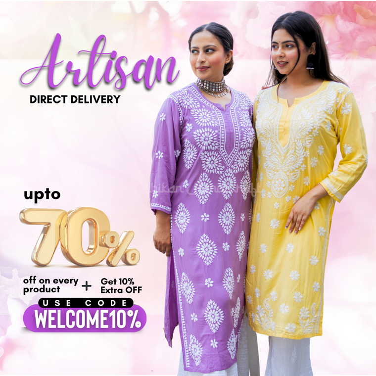 Lucknow Chikan Suit: Elegant Styles | Shop Now